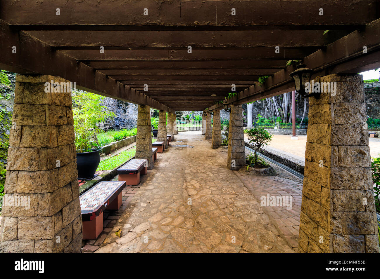 Fort San Pedro, Cebu City, Philippines, 07 July 2017 - Inside Fort San ...