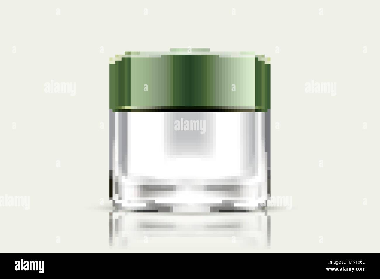 Green mockup blank cosmetic Stock Vector Images - Alamy
