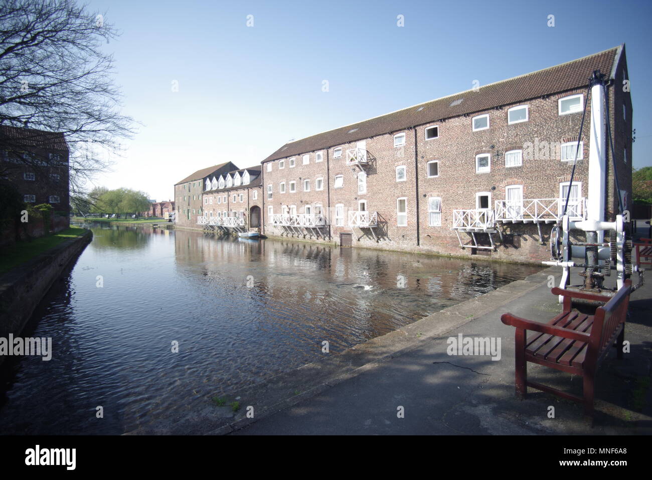 Canal Head, Driffield, East Yorkshire, UK Stock Photo - Alamy