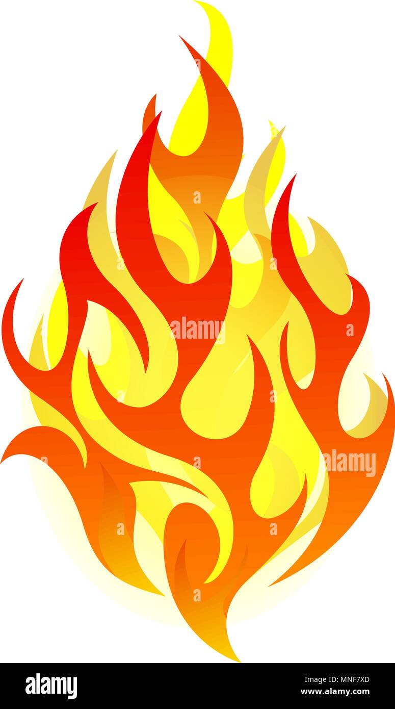 Vector fire design elements Stock Vector Image & Art - Alamy