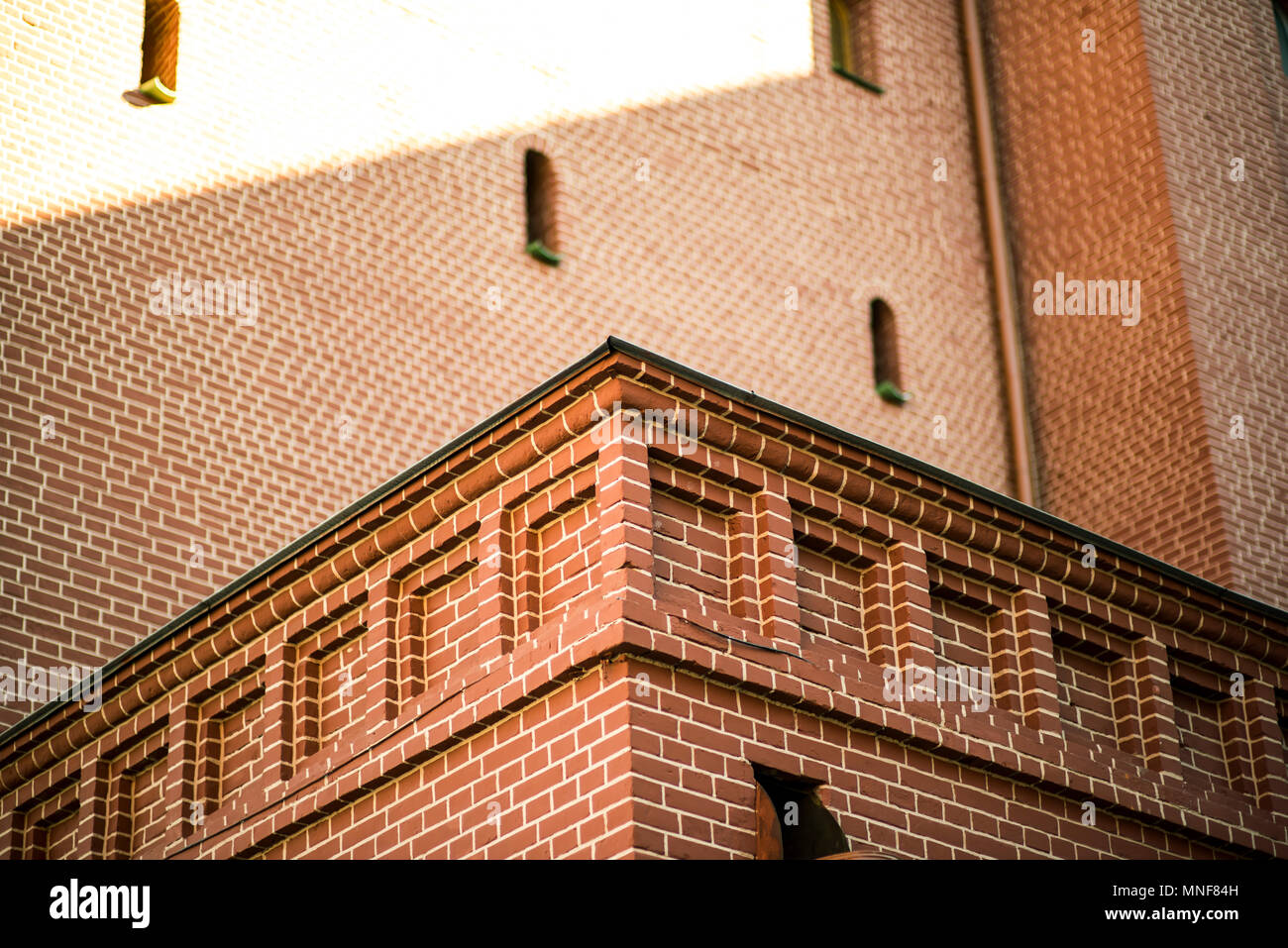 Old castle brick texture Stock Photo - Alamy