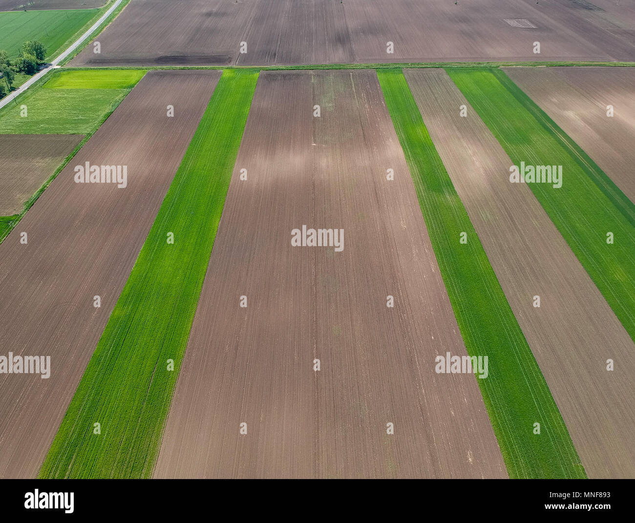 Fields from above hi-res stock photography and images - Alamy