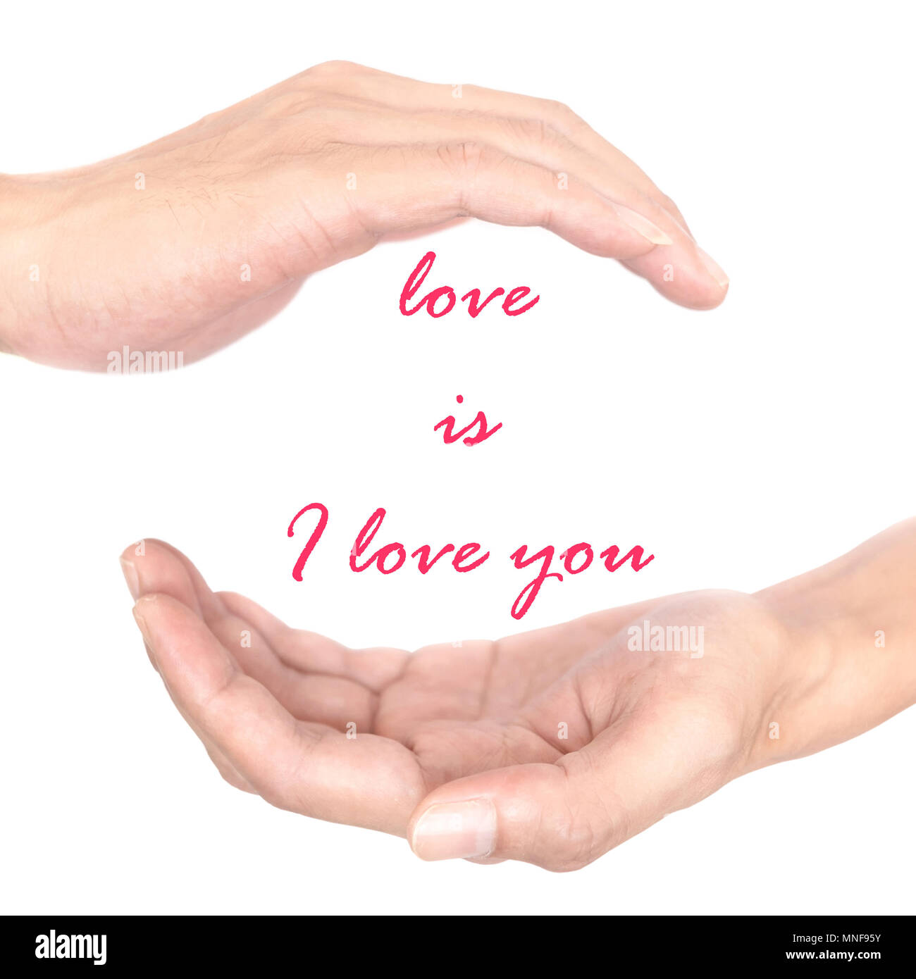 Quote Sign Hands