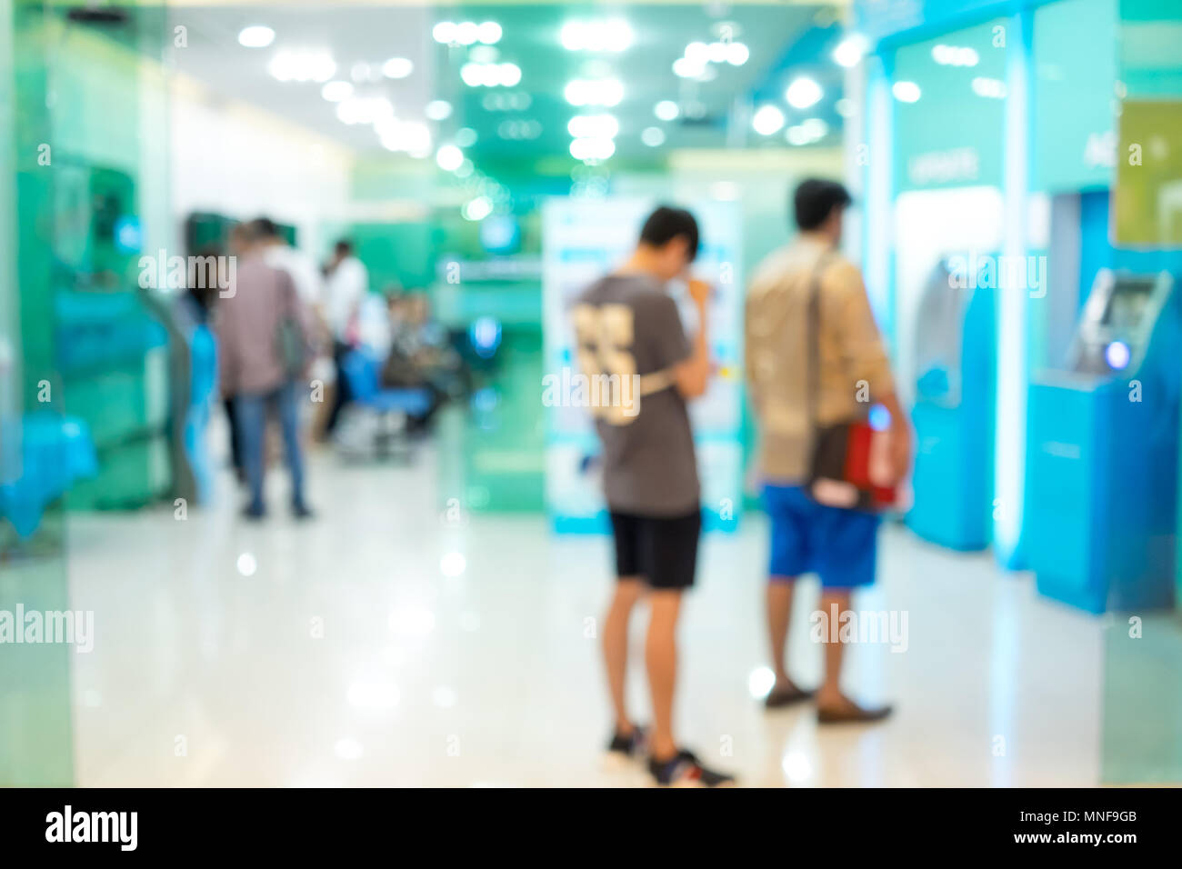 People inside bank counter hi-res stock photography and images - Alamy