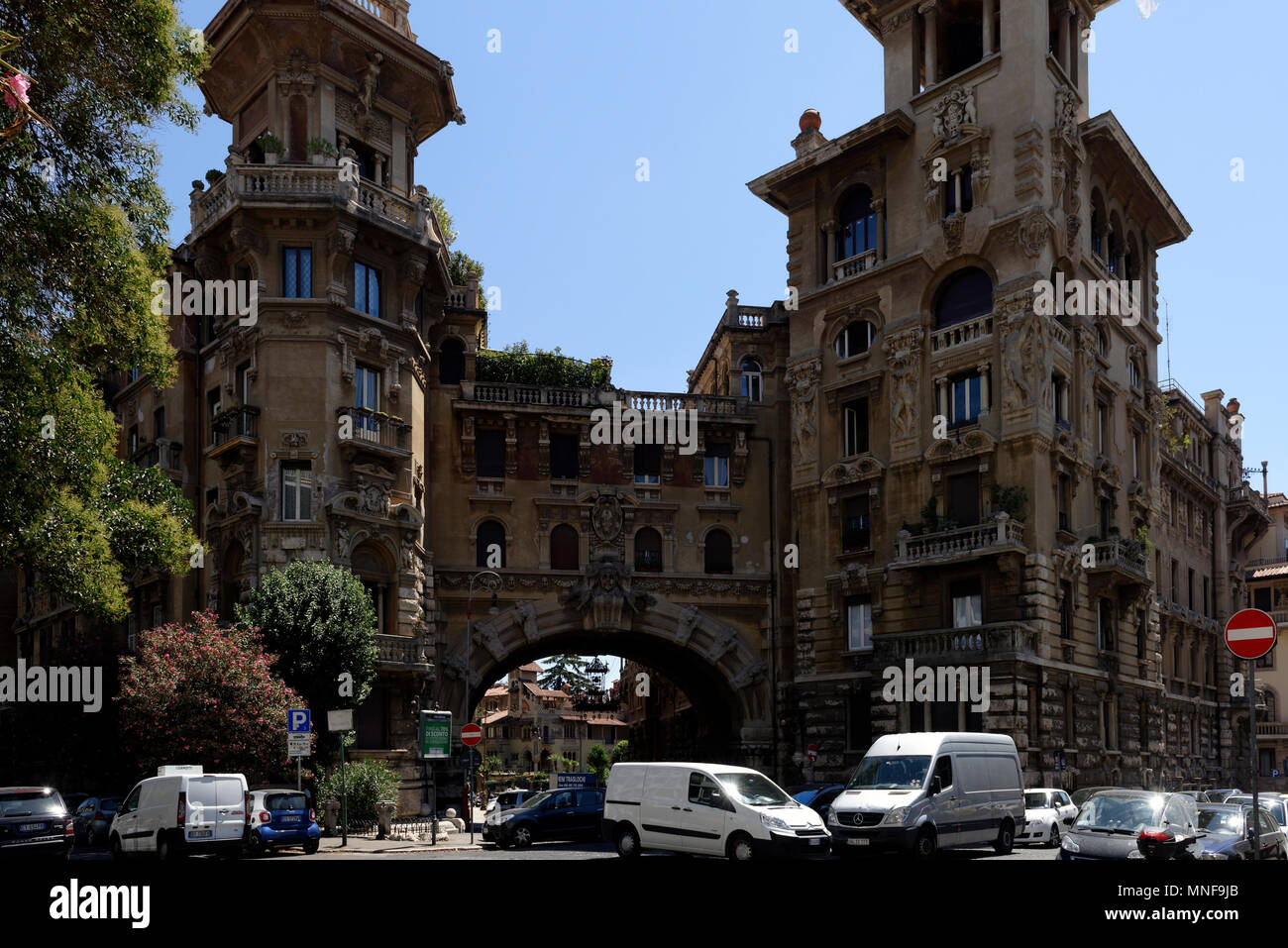 Coppede entrance arch hi-res stock photography and images - Alamy