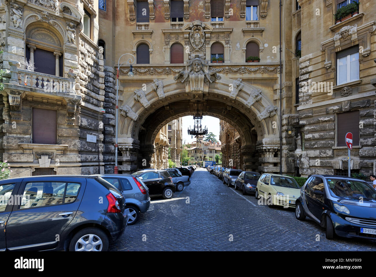 Coppede entrance arch hi-res stock photography and images - Alamy