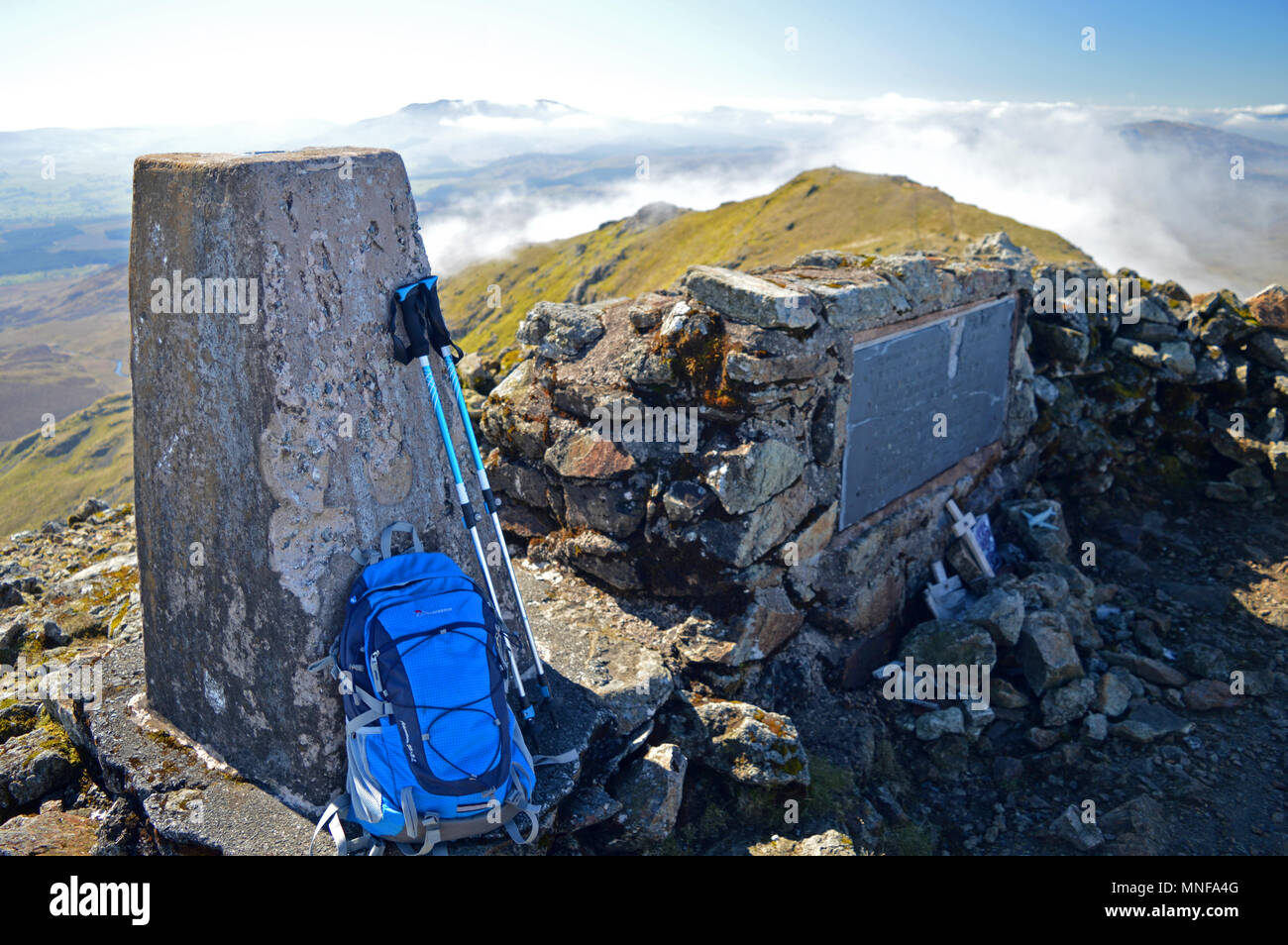 Arenig fawr trig hi-res stock photography and images - Alamy