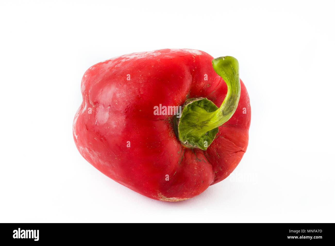 Red pepper isolated on white background Stock Photo - Alamy