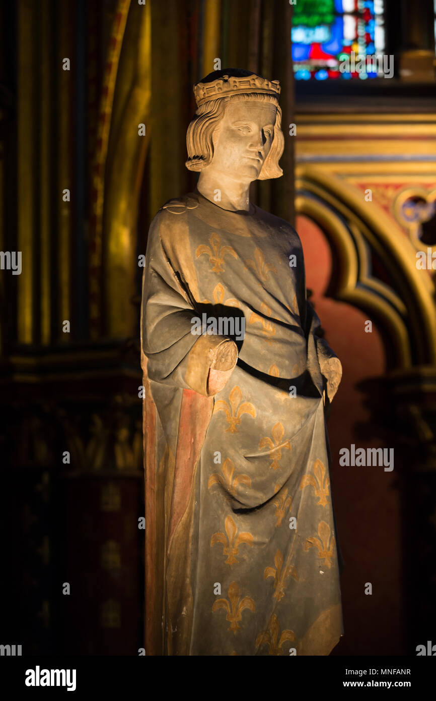 Statue saint louis king louis ix hi-res stock photography and images ...