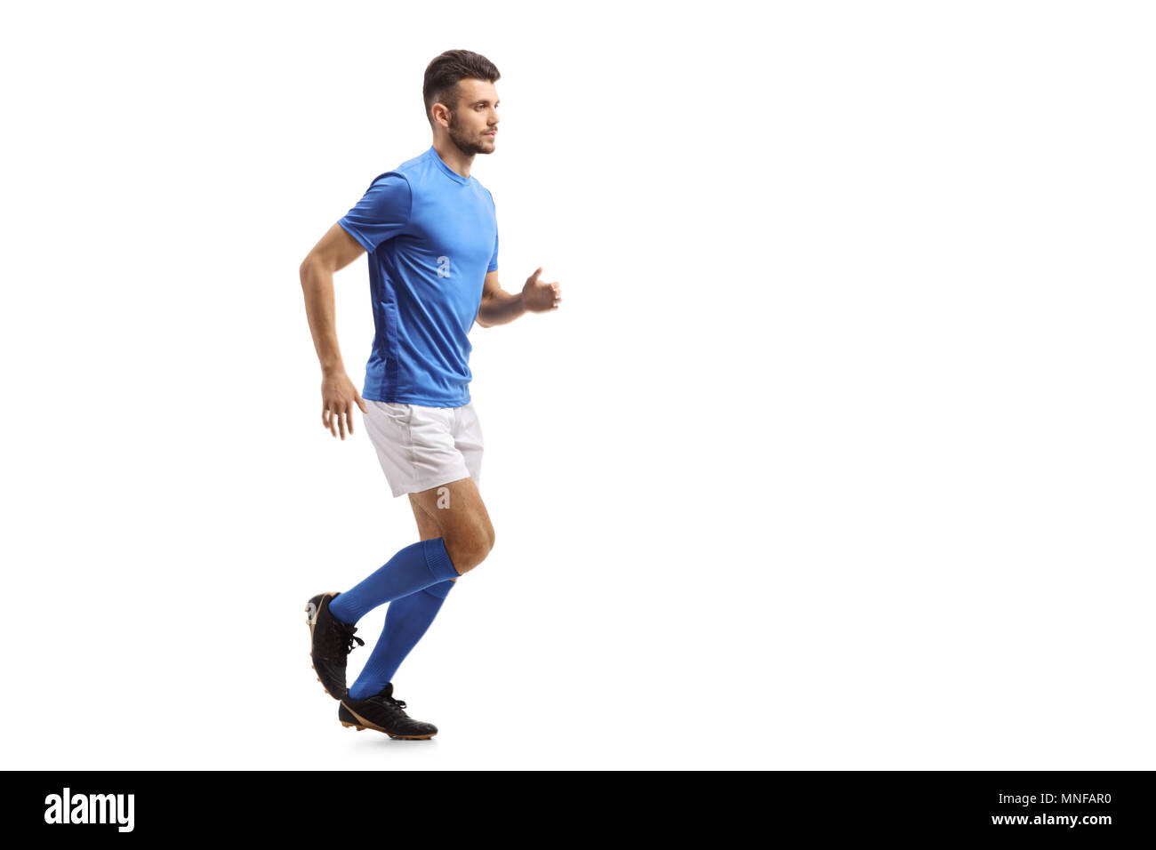 Single A Soccer Player Running