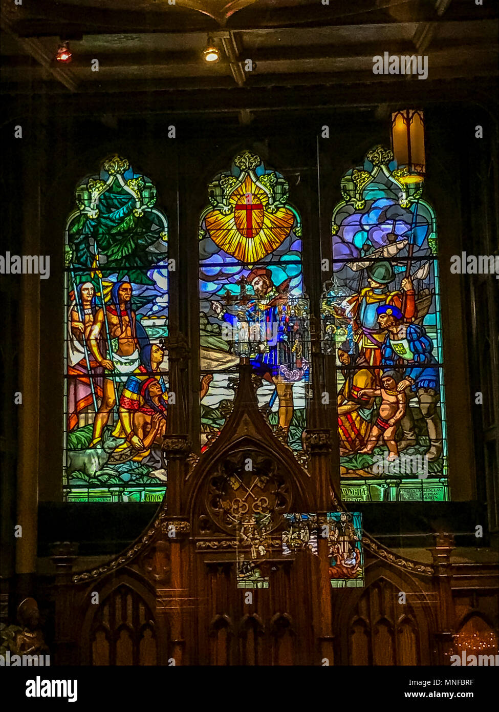 Stock Photo - Notre-Dame Basilica of Montreal, Basilique Notre-Dame de ...