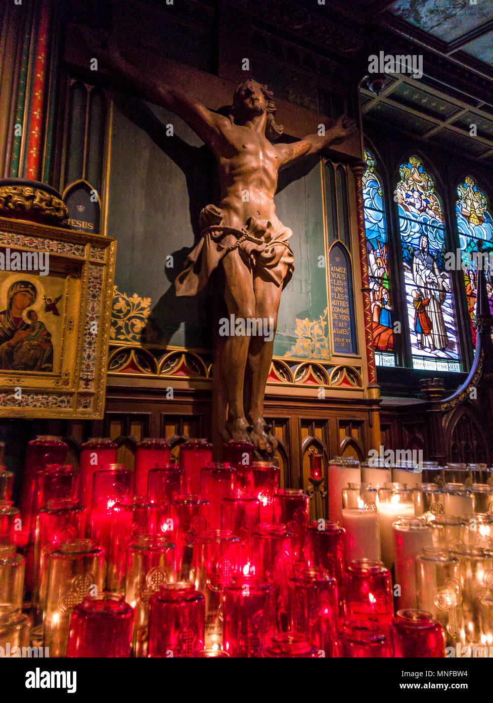 Stock Photo - Notre-Dame Basilica of Montreal, Basilique Notre-Dame de ...