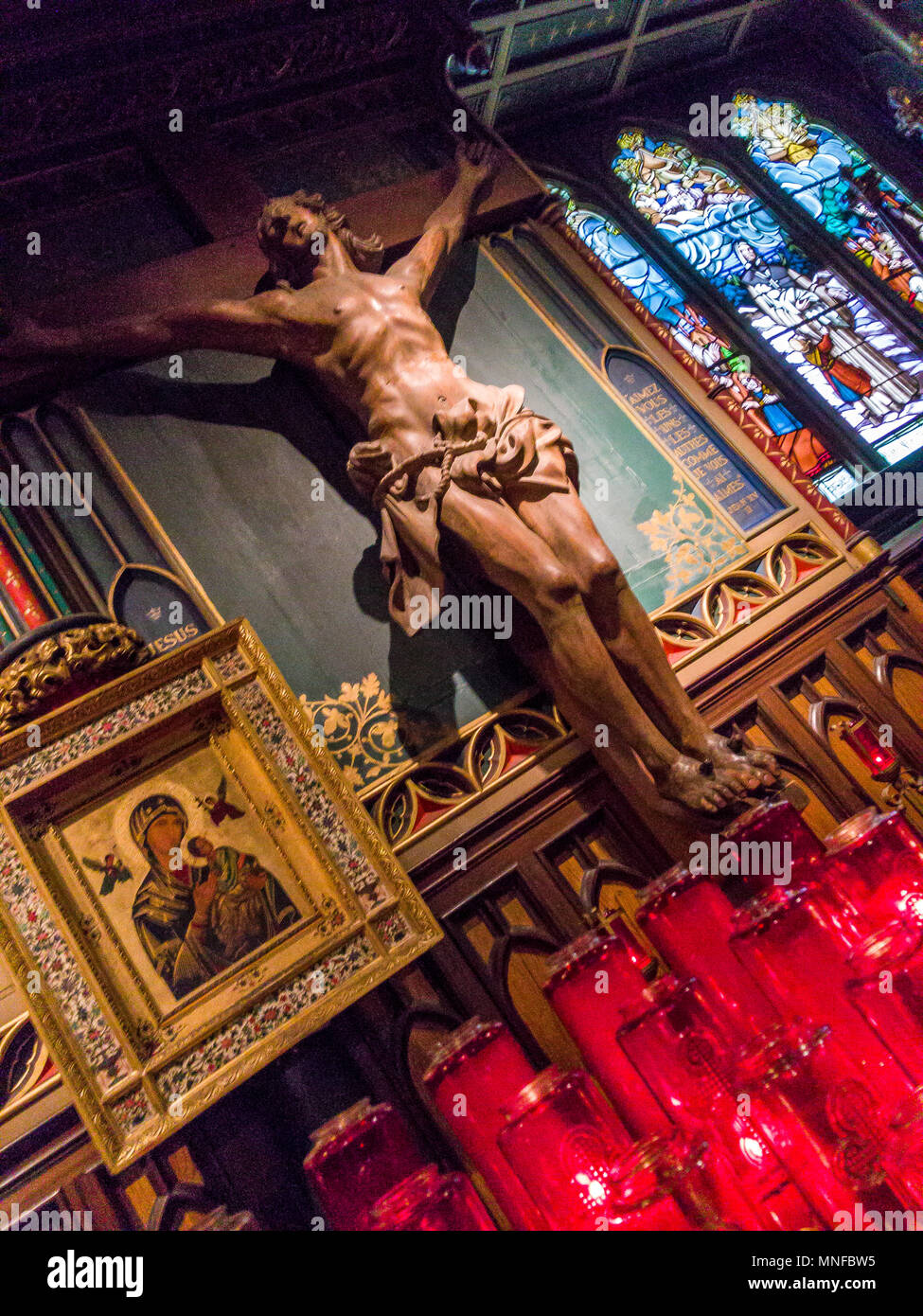 Stock Photo - Notre-Dame Basilica of Montreal, Basilique Notre-Dame de ...