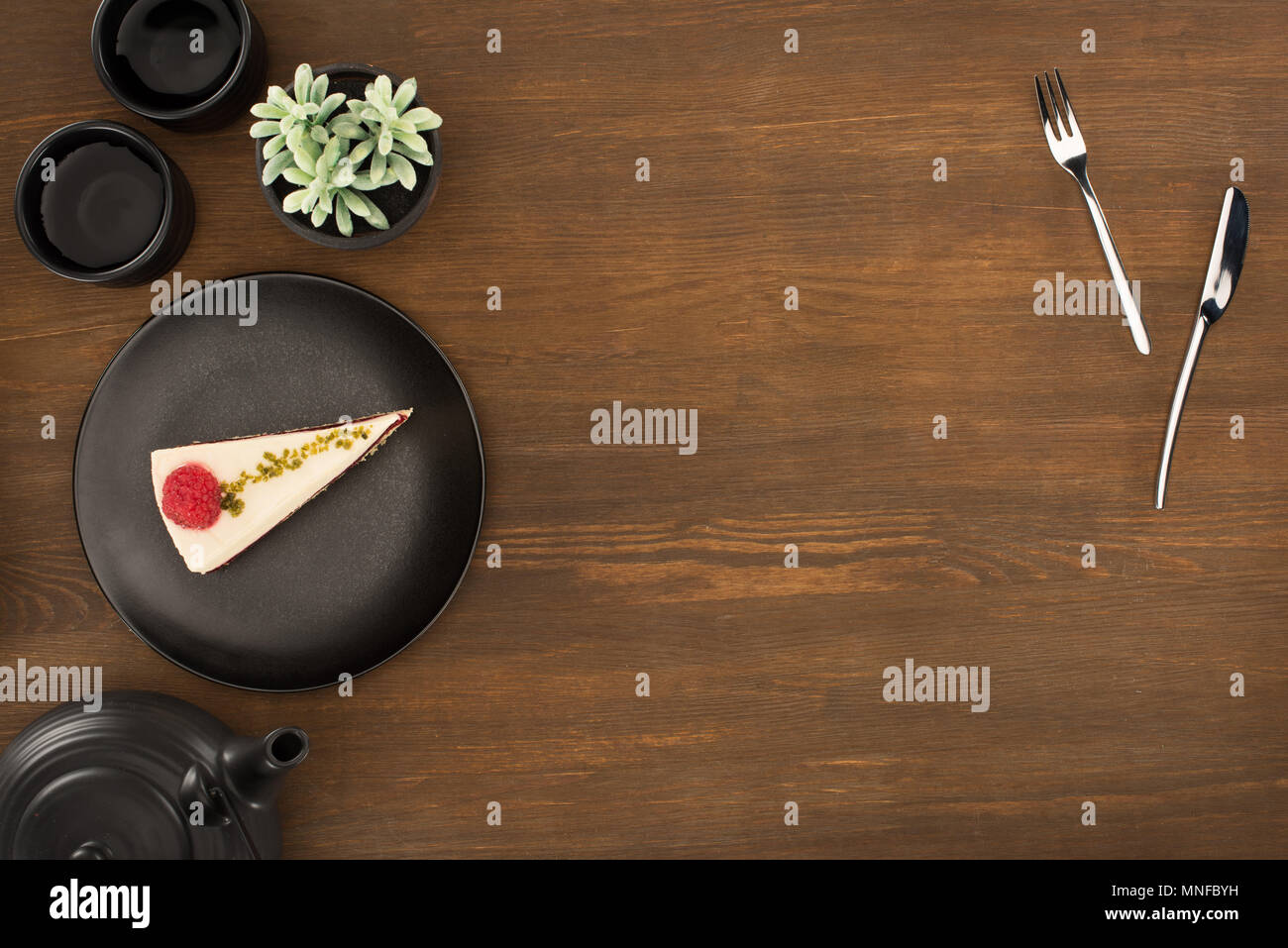 tea set and dessert Stock Photo - Alamy