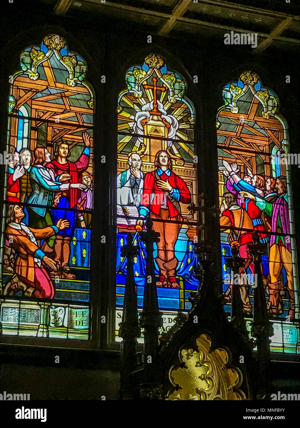 Stock Photo - Notre-Dame Basilica of Montreal, Basilique Notre-Dame de ...
