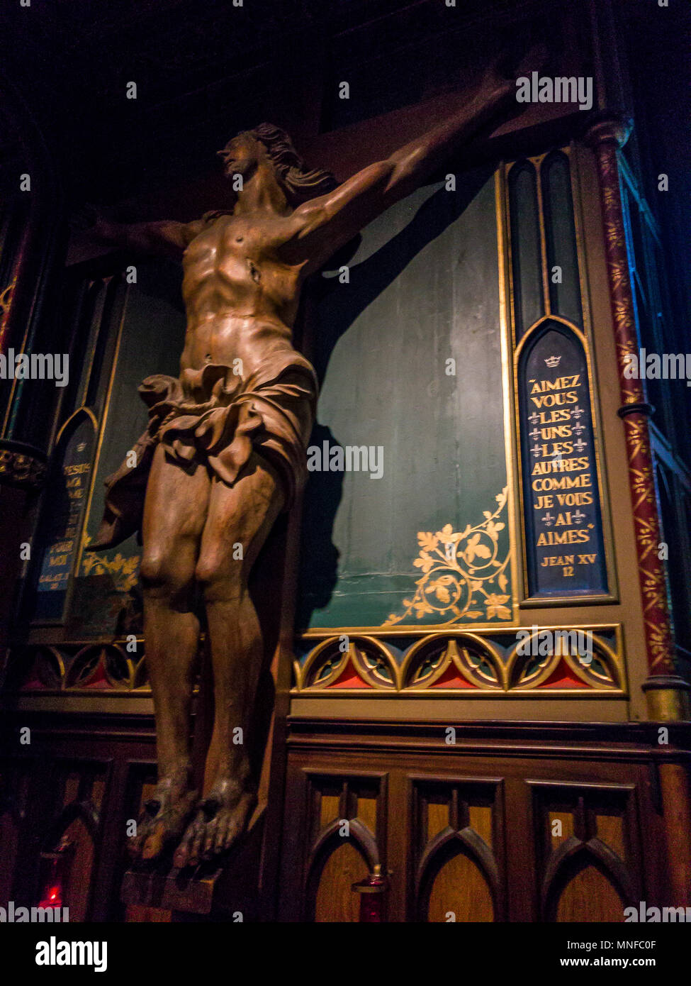 Stock Photo - Notre-Dame Basilica of Montreal, Basilique Notre-Dame de ...