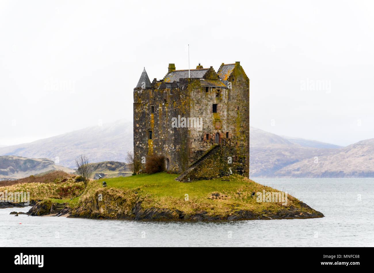 Castle Stalker, Scotland Stock Photo - Alamy