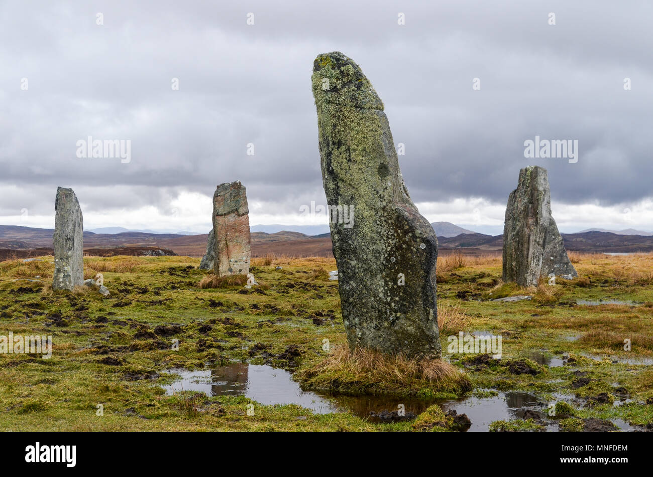 Scottish standing stones hi-res stock photography and images - Alamy