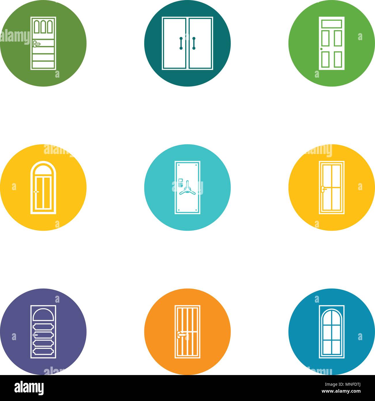 Plastic doorway Stock Vector Images - Alamy
