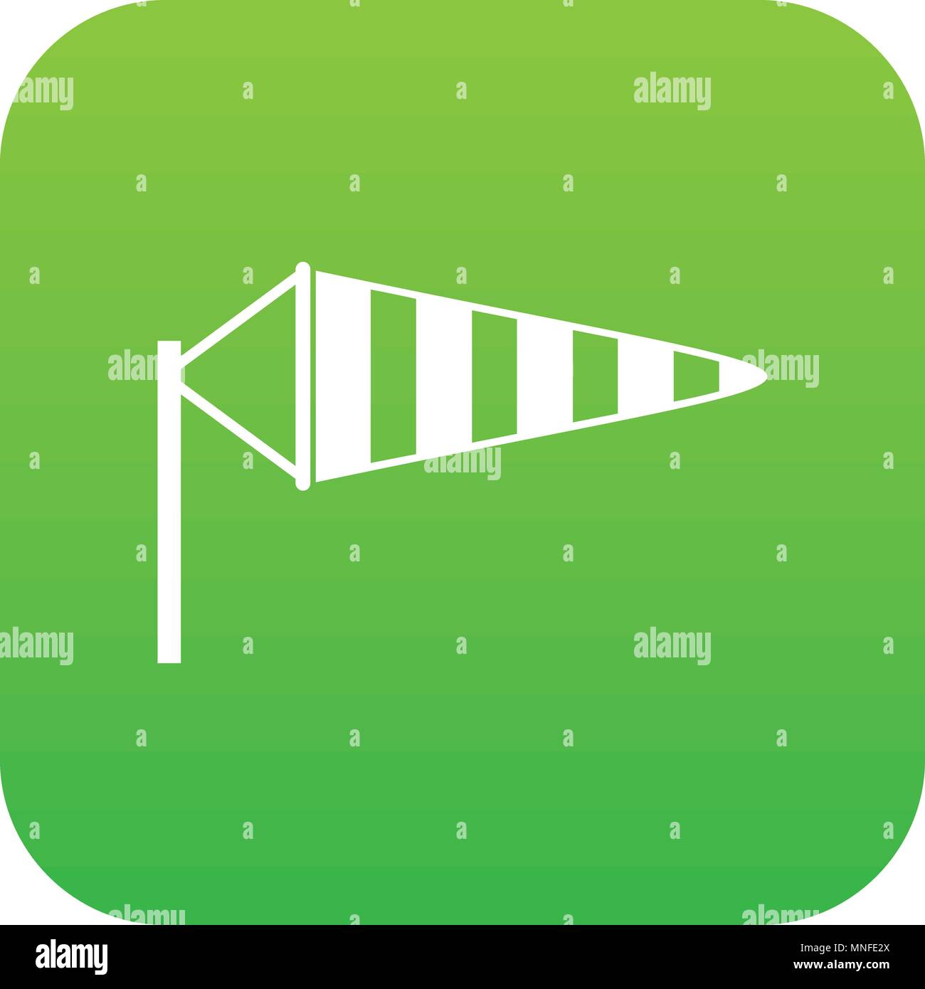 Windsock icon digital green Stock Vector Image & Art - Alamy