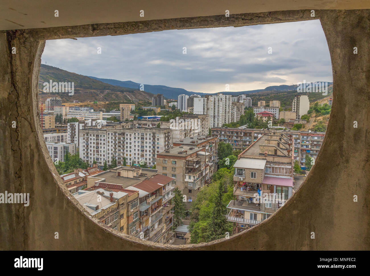 In Tbilisi is possible to find many examples of soviet architecture ...
