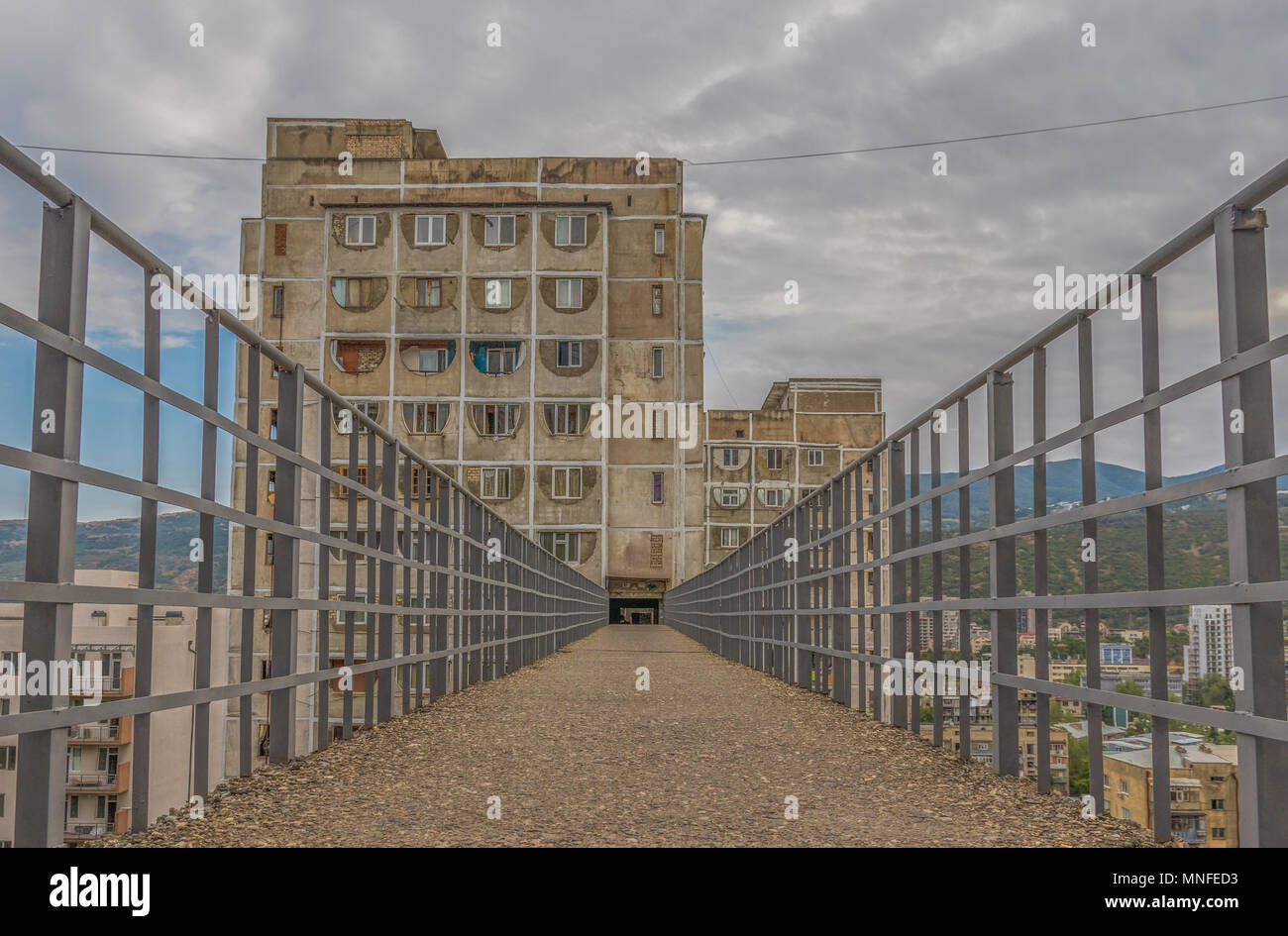 In Tbilisi is possible to find many examples of soviet architecture ...