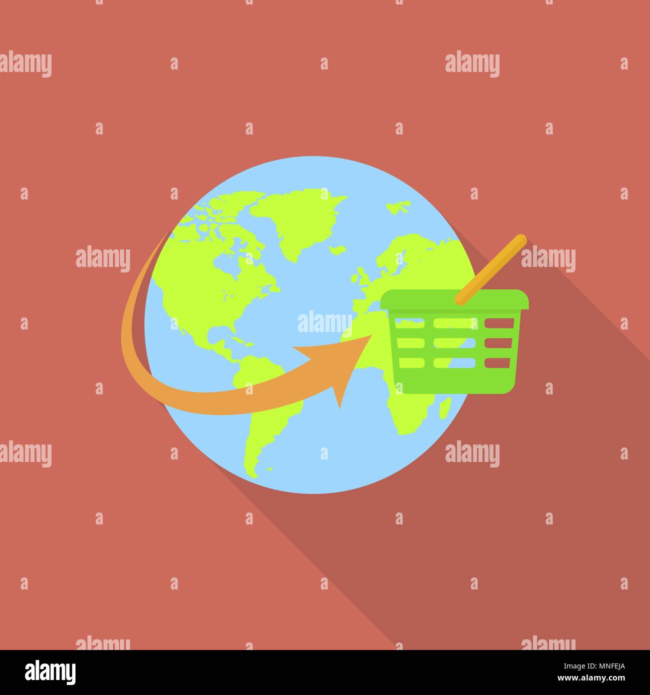Shopping cart adventure Stock Vector Images - Alamy