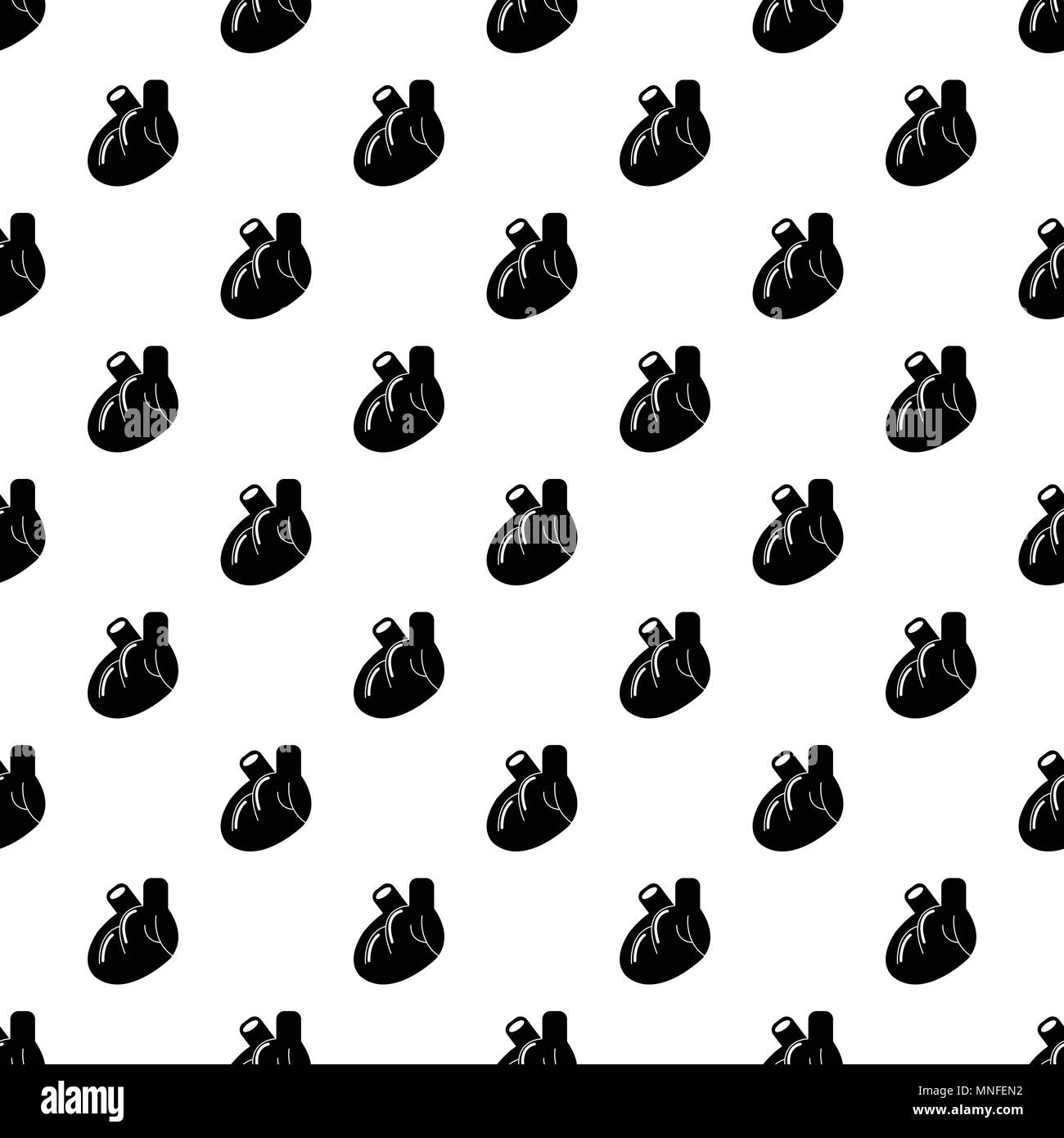 Heart organ pattern vector seamless Stock Vector Image & Art - Alamy