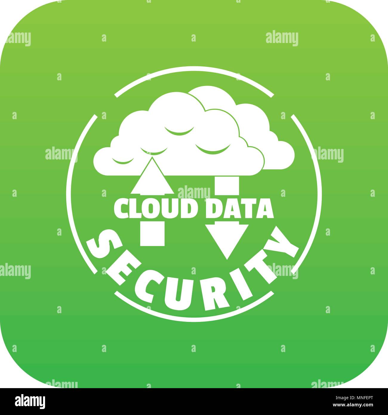 Cloud data security icon green vector Stock Vector Image & Art - Alamy Cloud data security icon green vector Stock Vector Image & Art - Alamy