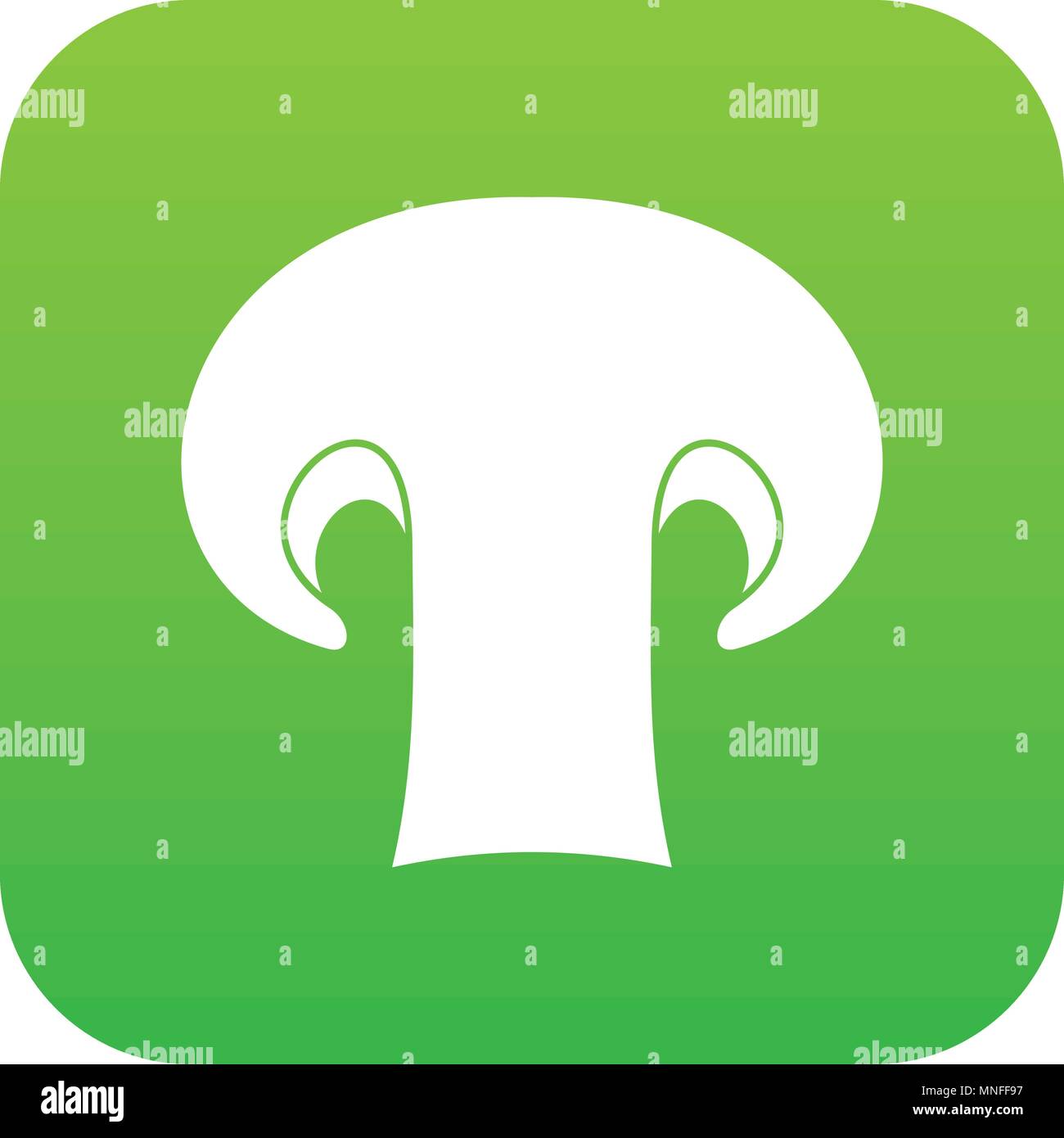 Champignon mushroom icon digital green Stock Vector Image & Art - Alamy