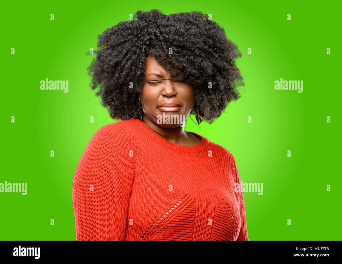 Beautiful african woman crying depressed full of sadness expressing sad ...