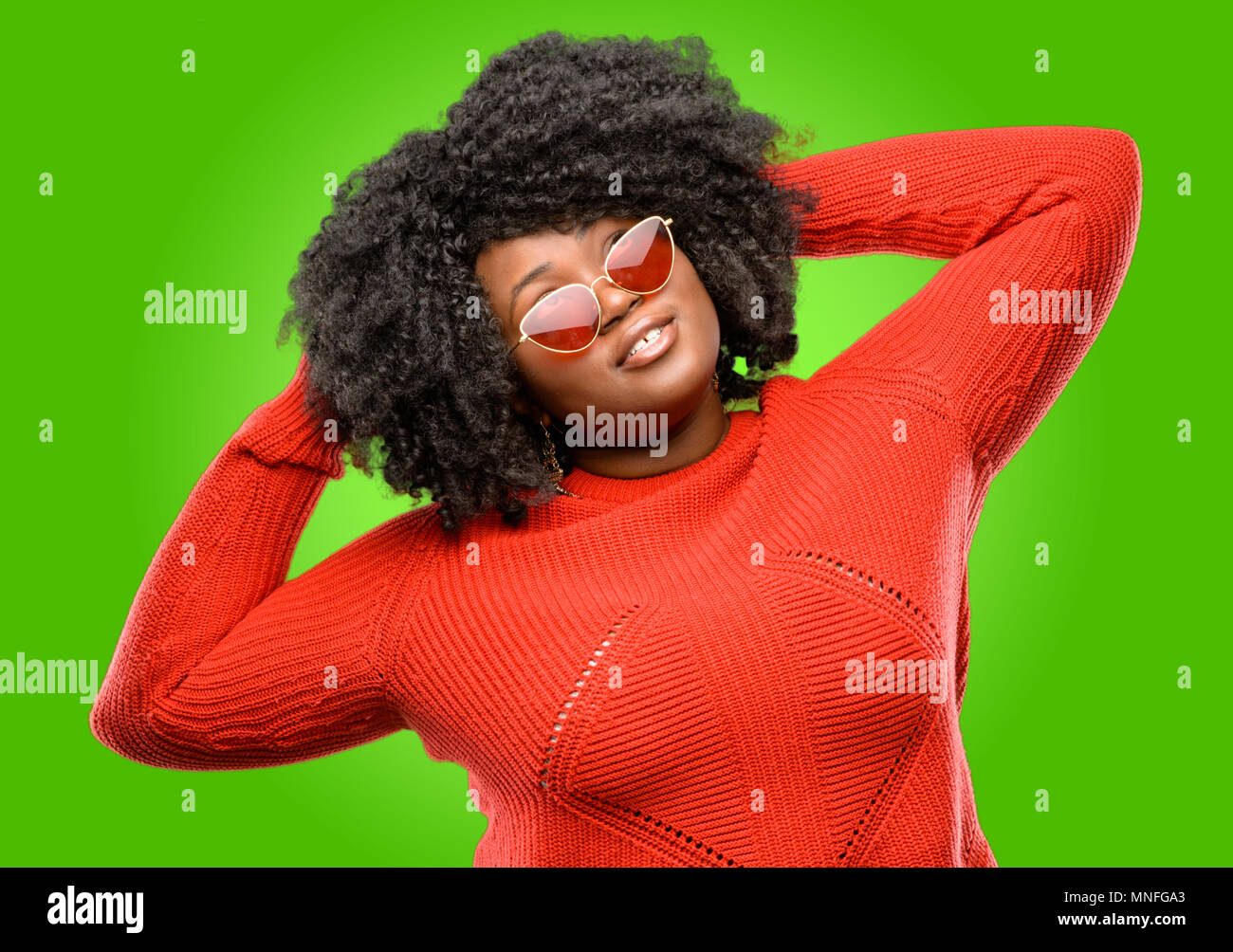 Black Woman Standing Proud Pose High Resolution Stock Photography and ...