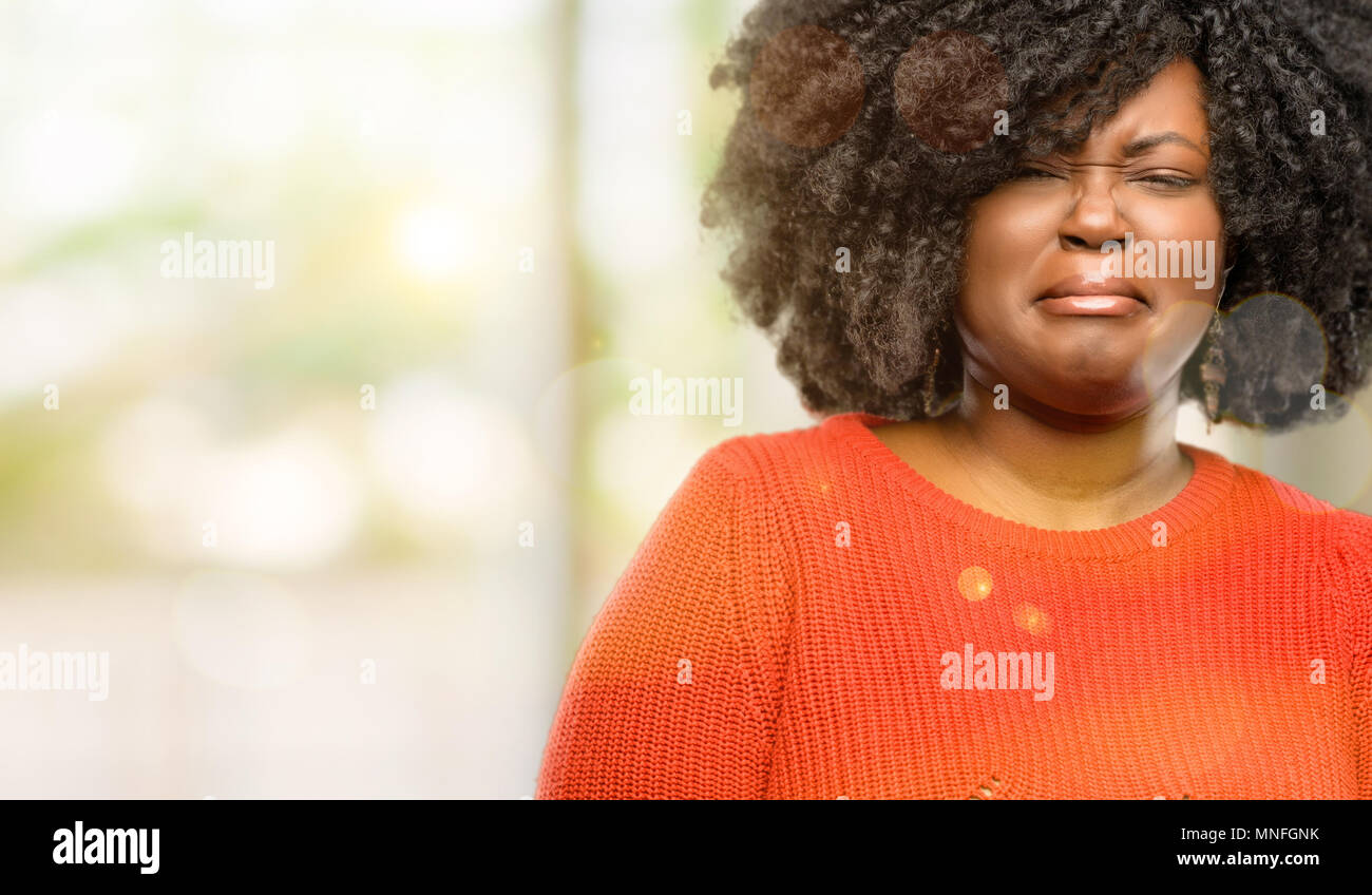 Beautiful african woman crying depressed full of sadness expressing sad ...
