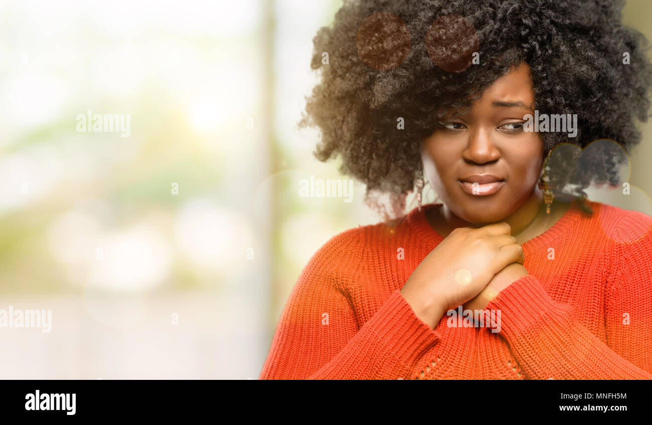 Beautiful african woman crying depressed full of sadness expressing sad ...
