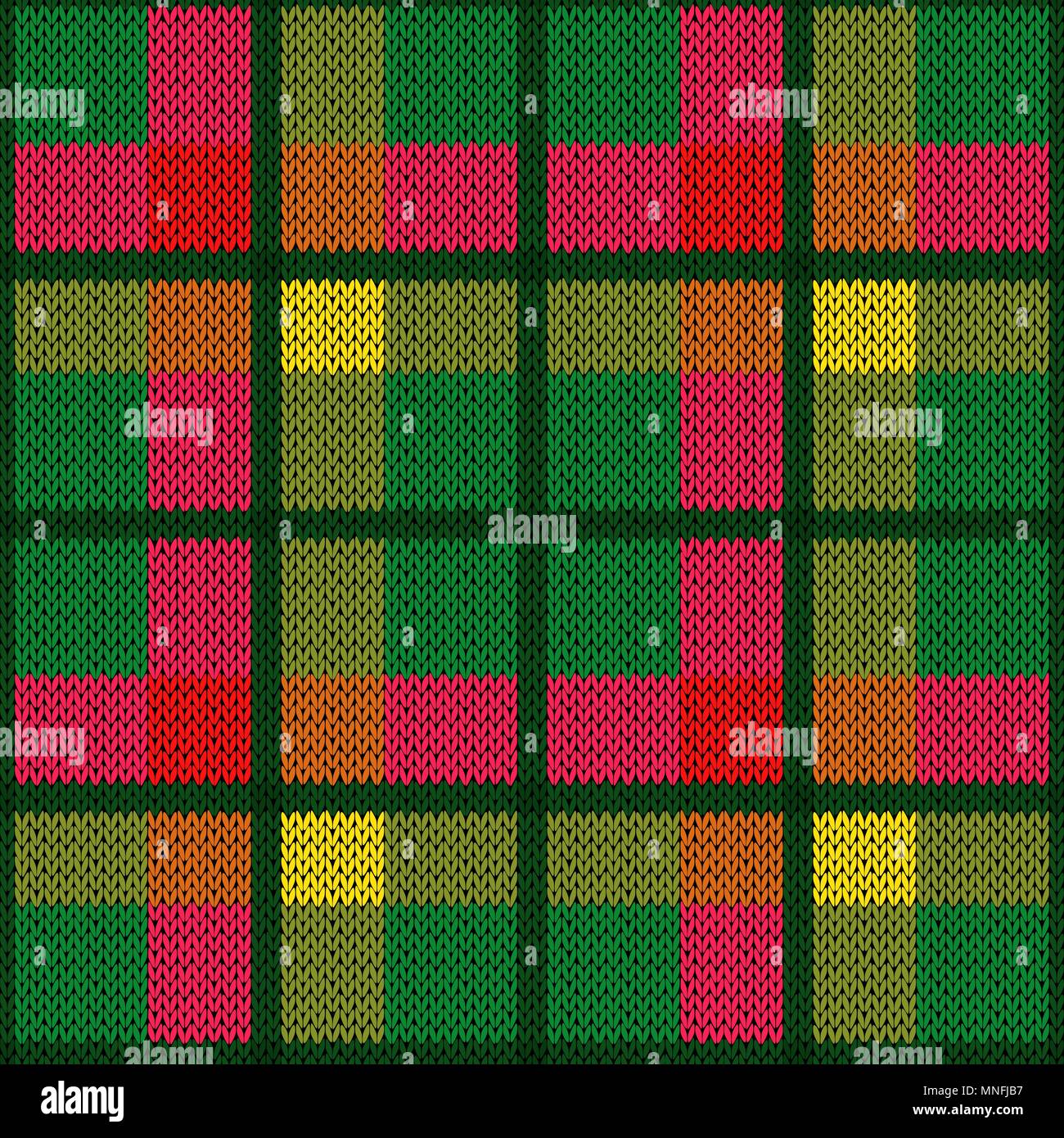 Bright wide and narrow perpendicular lines in green, red and yellow ...