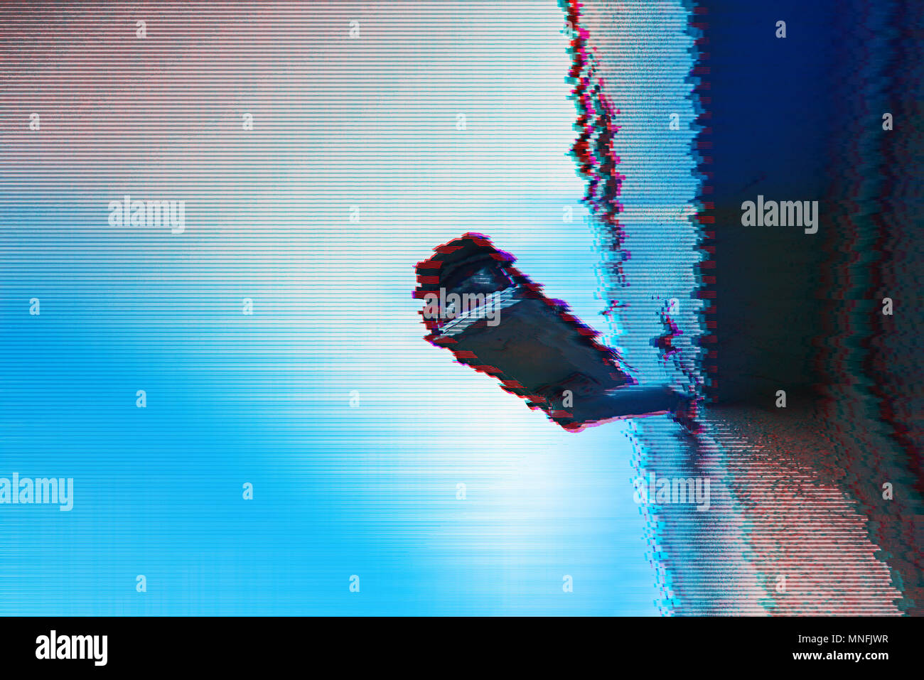 Cctv footage monitor hi-res stock photography and images - Alamy