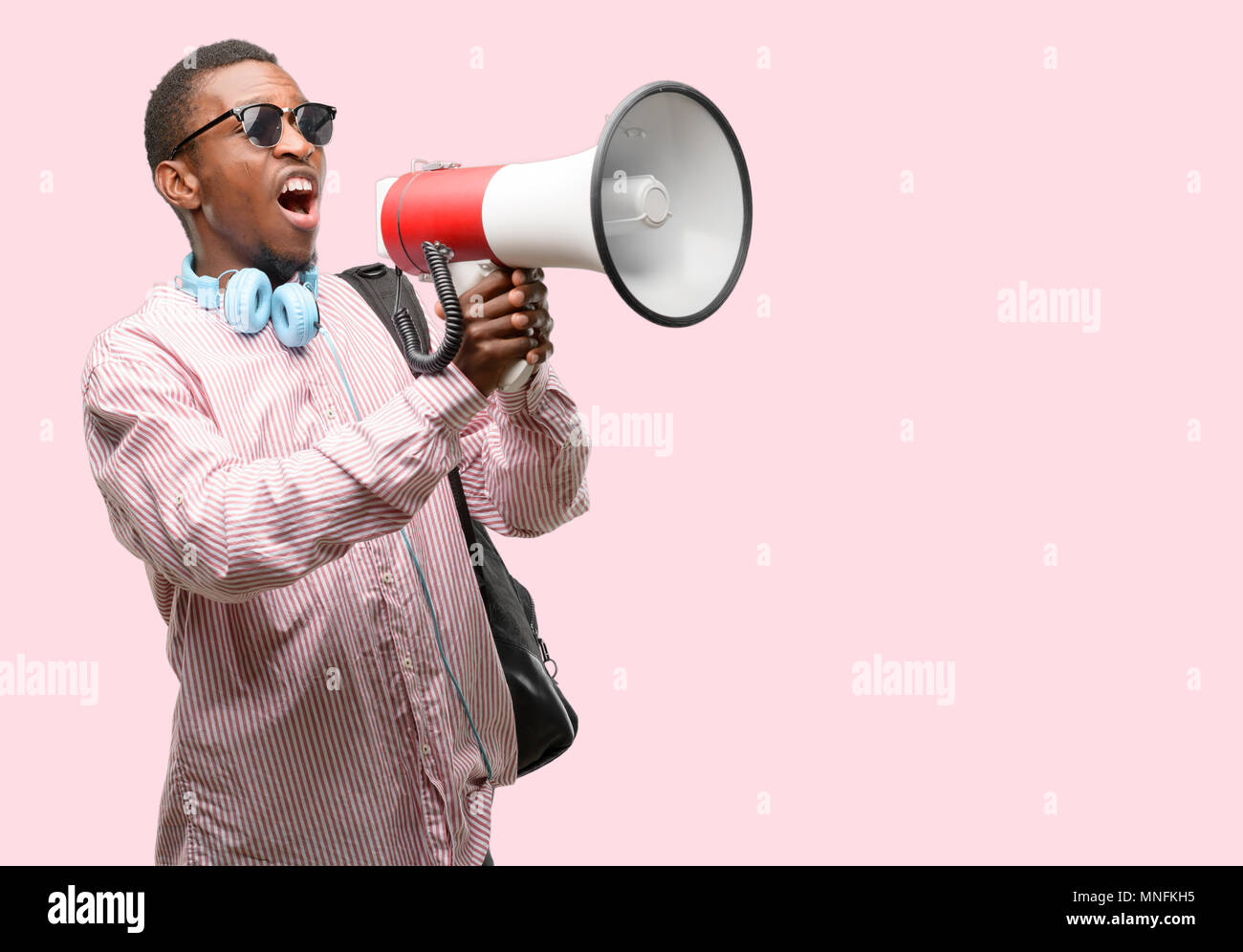 Loud speaker student hi-res stock photography and images - Alamy