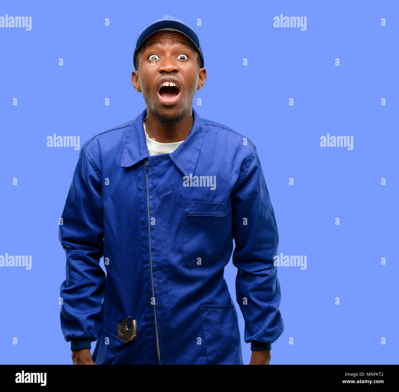 Frustrated plumber hi-res stock photography and images - Alamy