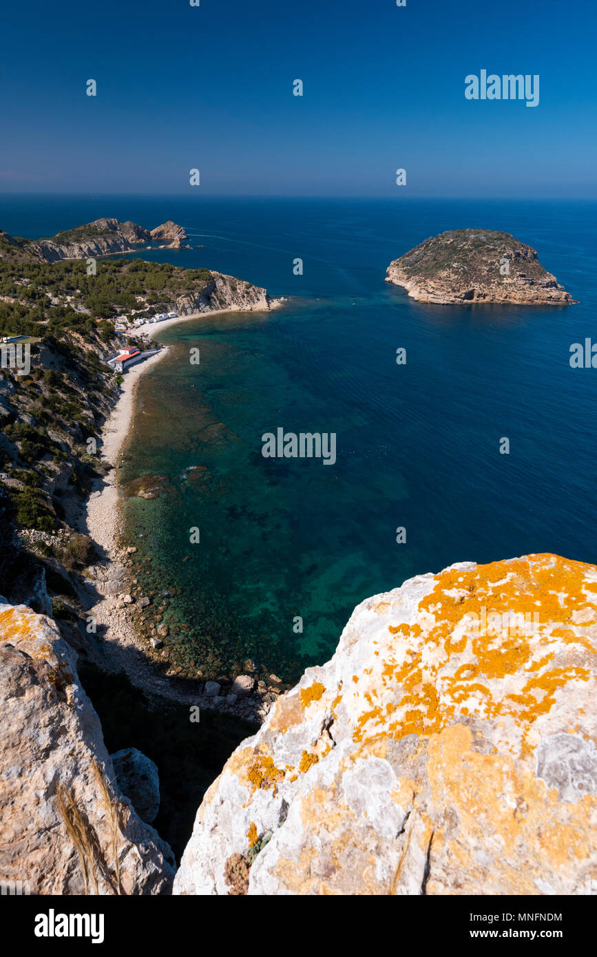 Cala Portixol, Javea, Alicante province, Costa Blanca,spain Stock Photo ...