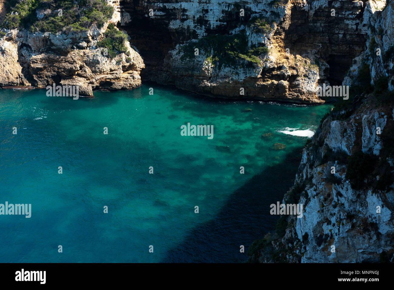 The coastal cliffs of Cap Negre, the perfect balcony towards the ...