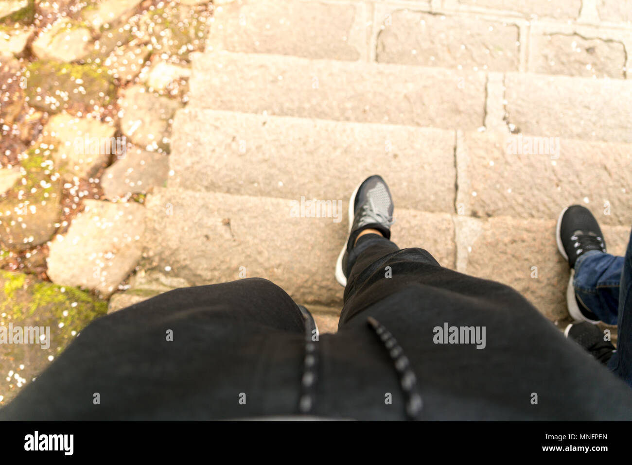 Young Man Stepping Up For Success High Resolution Stock Photography and ...