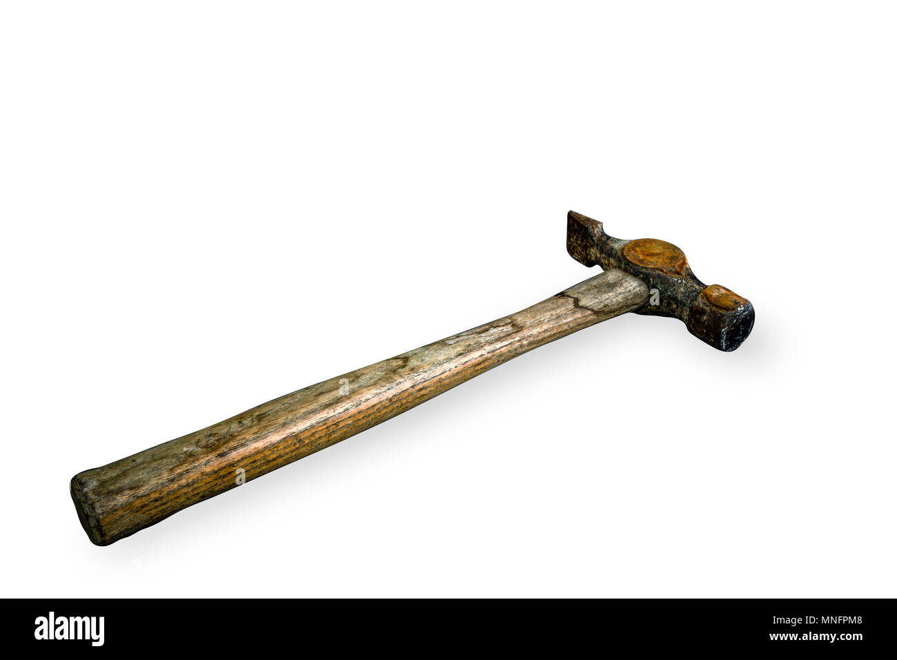 Closeup wooden hammer rusty hi-res stock photography and images - Alamy