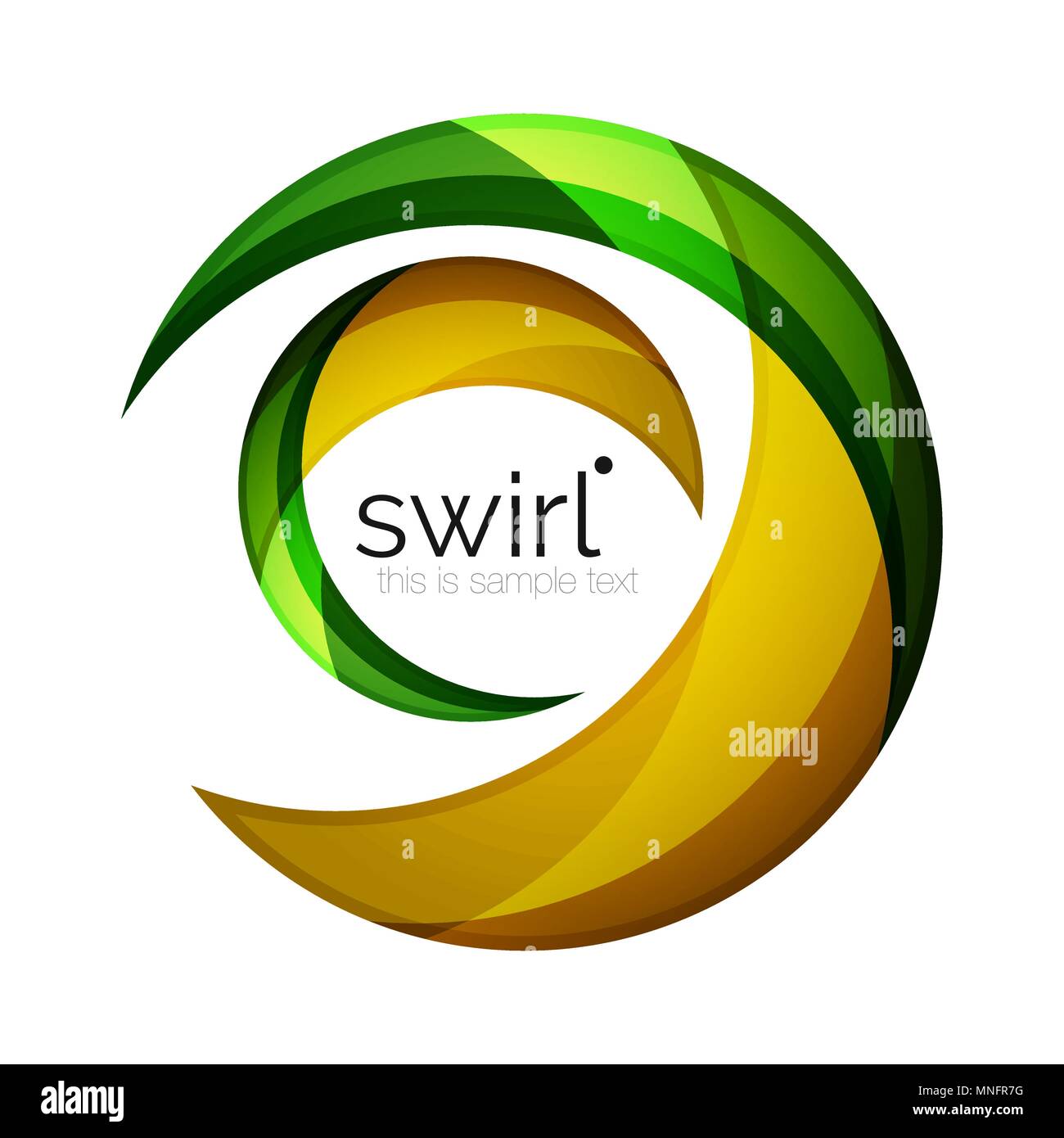 Digital techno swirl circle business icon. Digital techno swirl circle ...