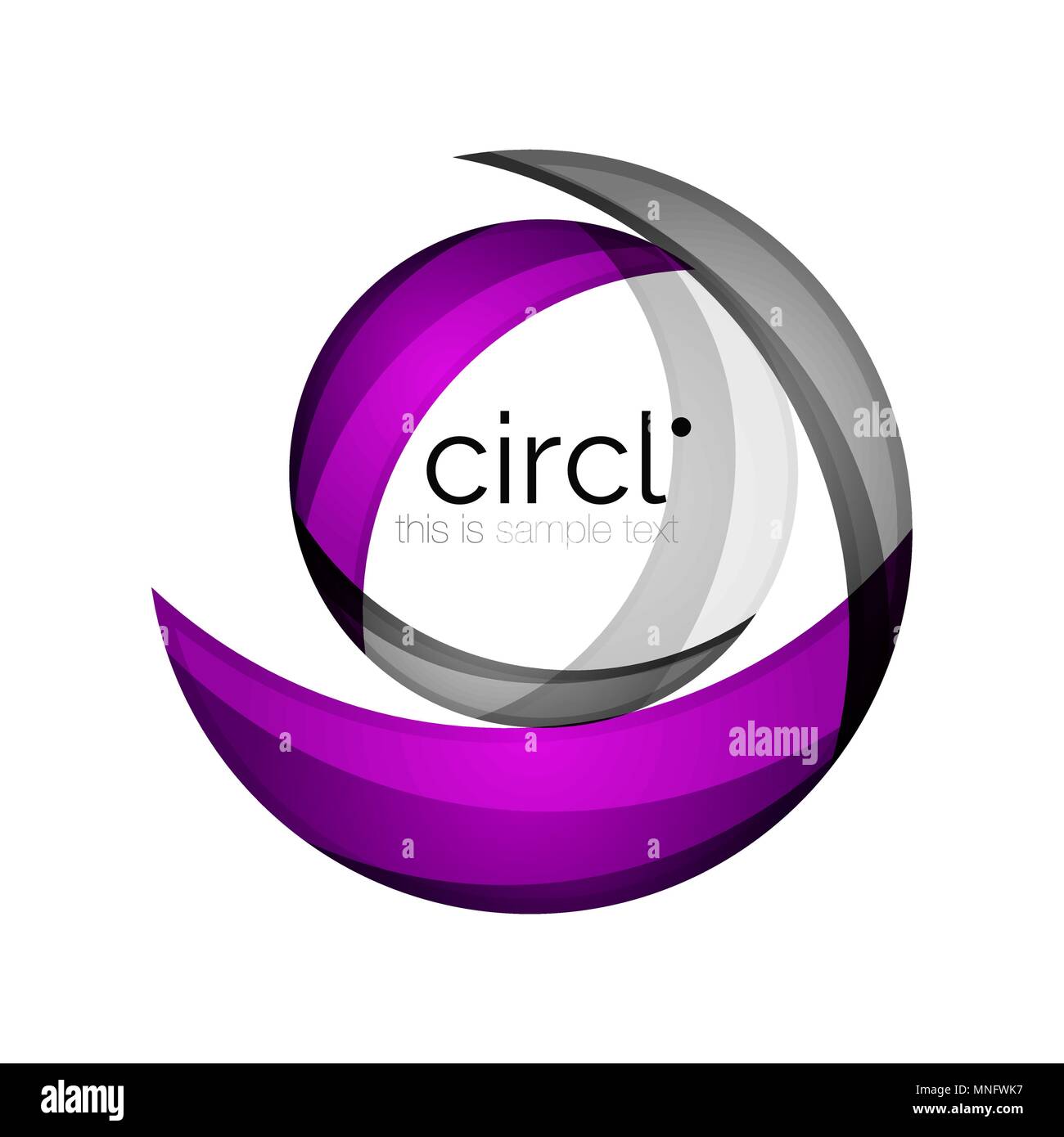 Clean professional colorful circle business icon. Clean professional ...
