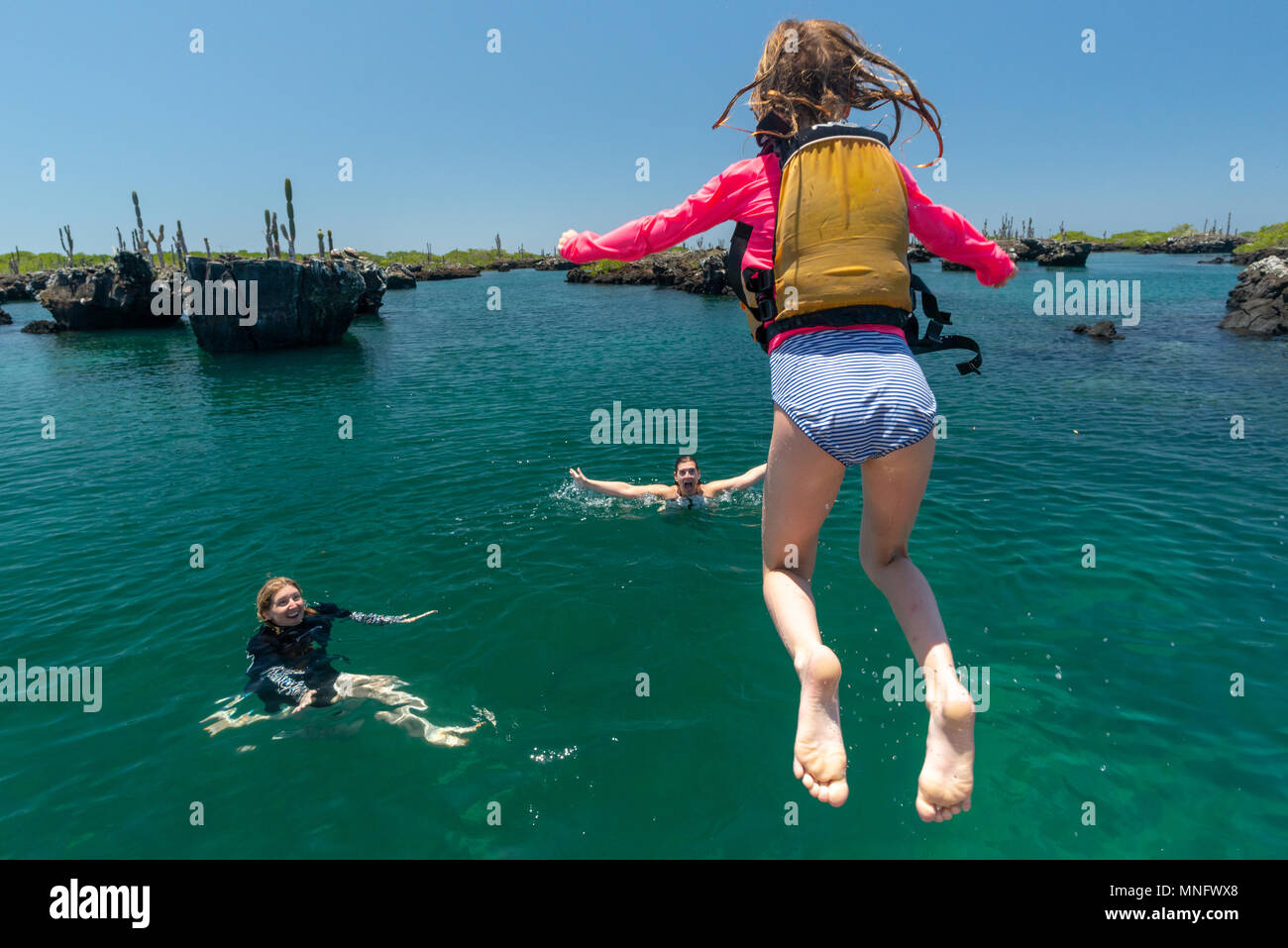 Galapagos child hi-res stock photography and images - Alamy