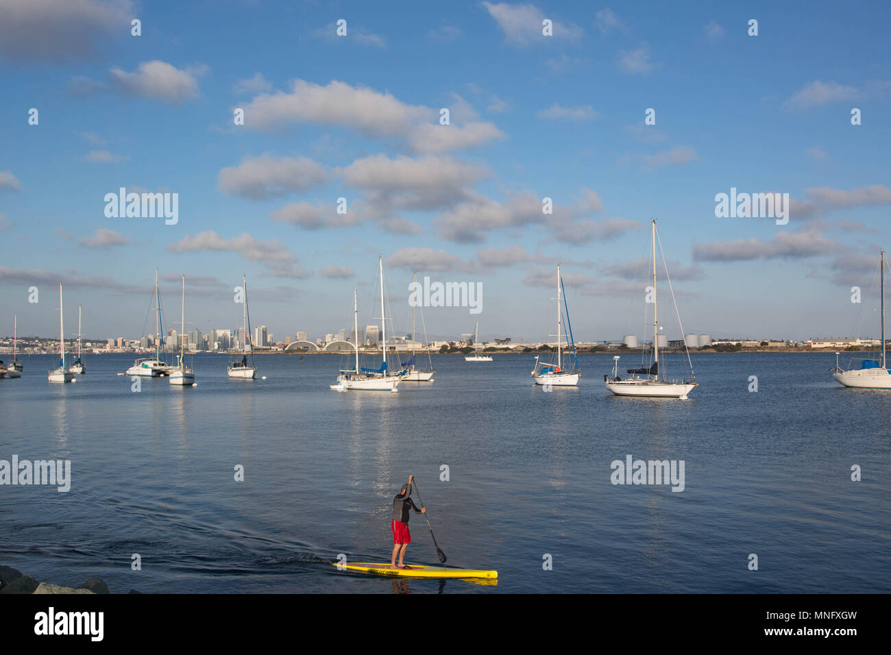 Point Loma Harbour Stock Photo - Alamy