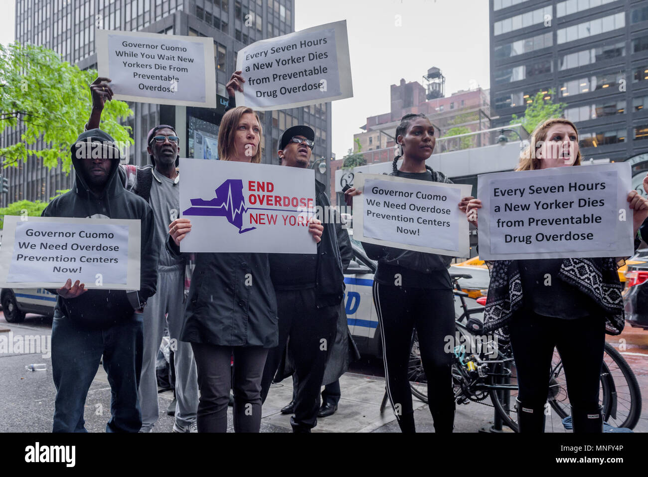 New York, United States. 16th May, 2018. A coalition of activist ...