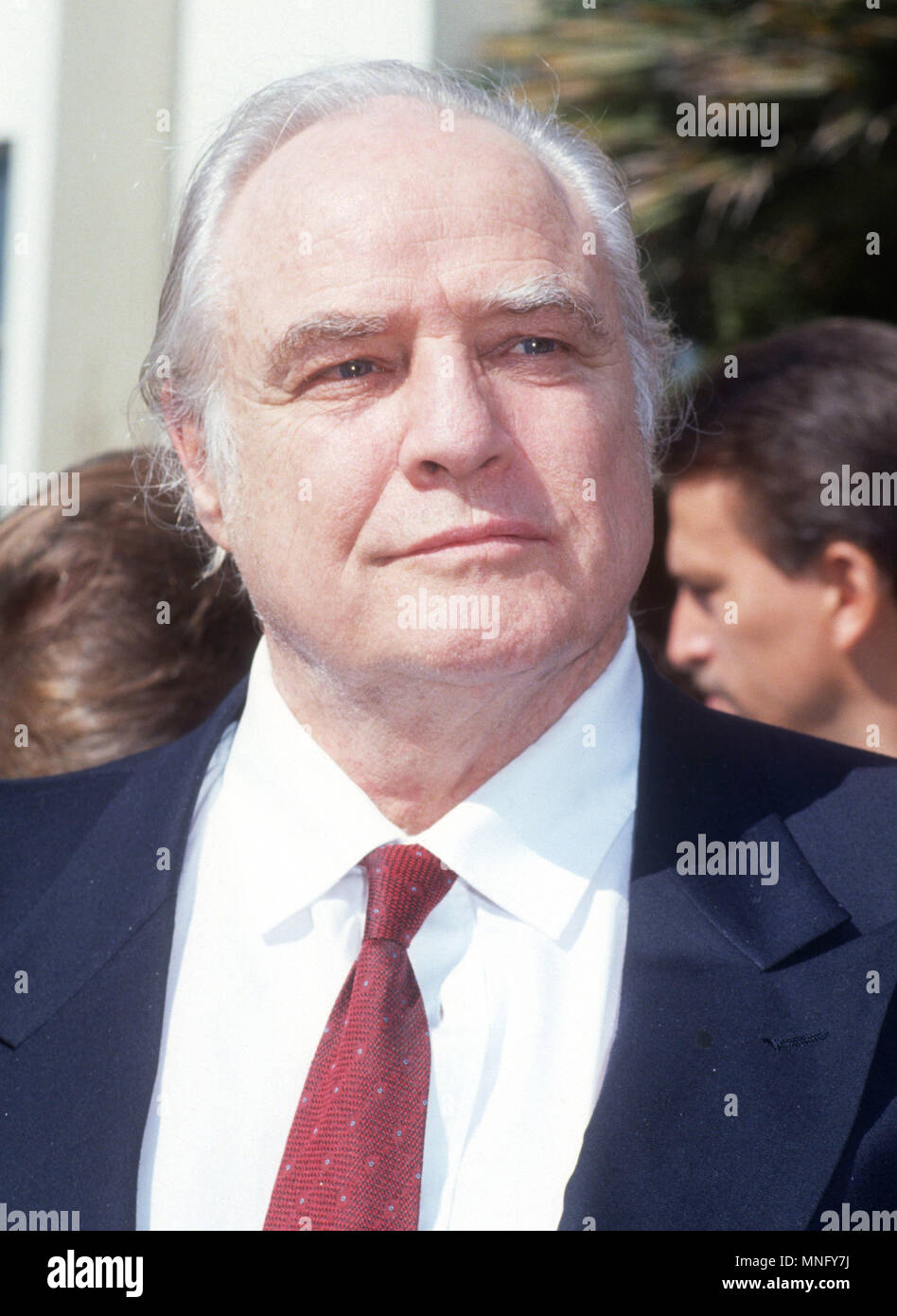 SANTA MONICA, CA - SEPTEMBER 26: Actor Marlon Brando at the trial for ...