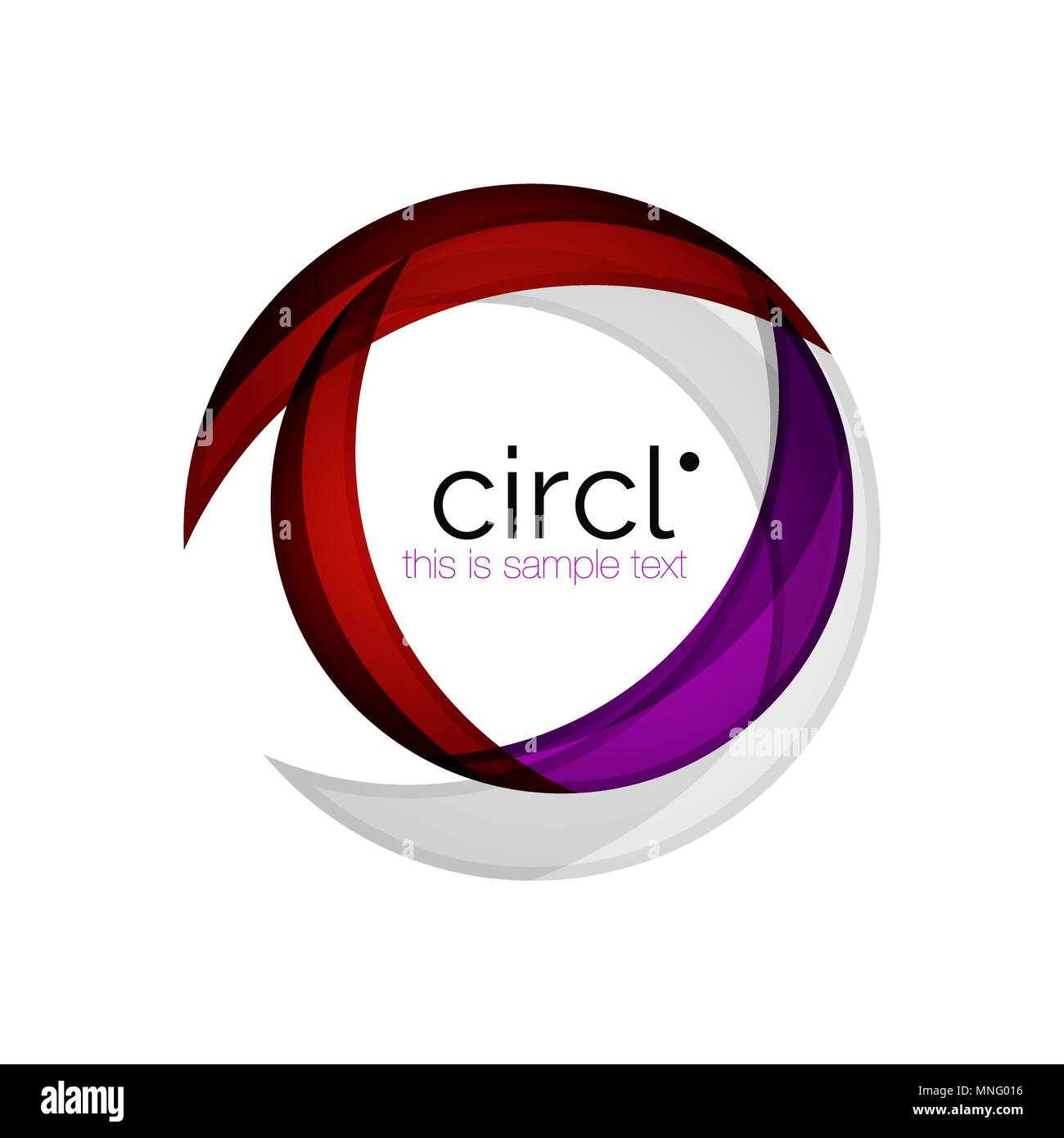 Clean professional colorful circle business icon. Clean professional ...
