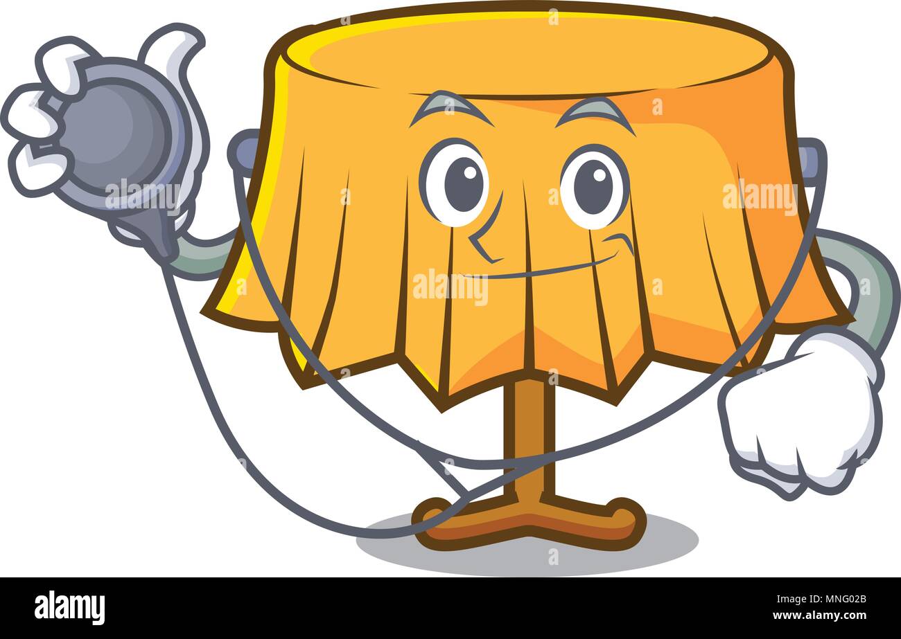 Doctor table cloth character cartoon Stock Vector Image & Art - Alamy